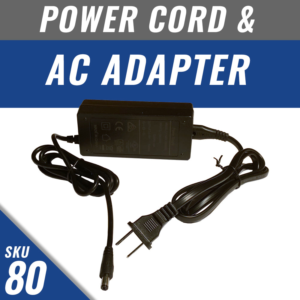 AC Adapter and plug cord – Hail Protector