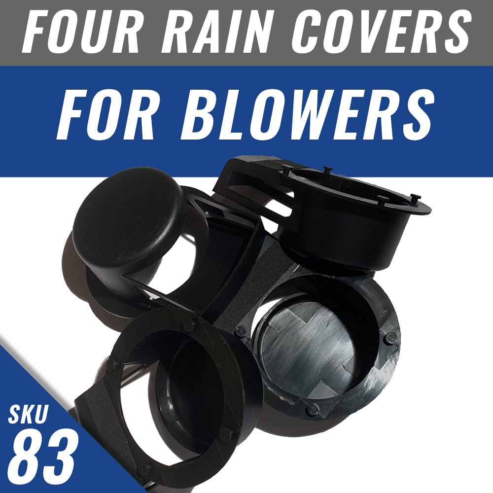 Four Rain Covers for Blowers – Hail Protector